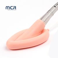 China Disposable Wire Reinforced Laryngeal Mask Airway Silicone 7 Sizes 15mm Connector for sale