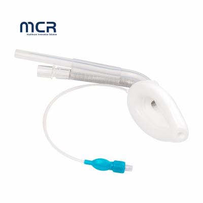 China Curved 95 Degree Double Lumen Reinforced Laryngeal Mask Airway for sale