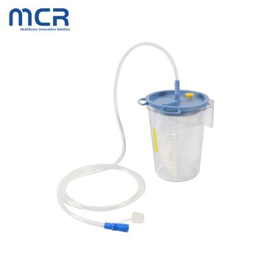 China Disposable 1500 2500 ml Sterilization Suction Canister for Suction Liner System for sale