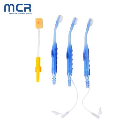 China Oral Care Suction Irrigation Toothbrush ICU Patient Use Sterile Individual Pack for sale