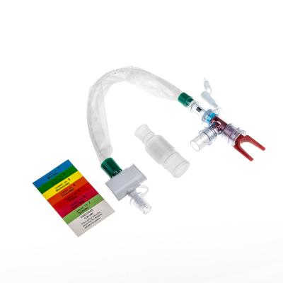 China 14Fr Medical Grade PVC Closed Suction Catheter Ethylene Oxide Sterilization for sale