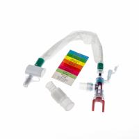 China PVC Closed System Suction Catheter 14Fr 72H T-Piece for Endotracheal Tube ICU for sale