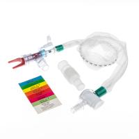 China PVC Closed System Suction Catheter 14Fr 72H T-Piece for Endotracheal Tube ICU for sale