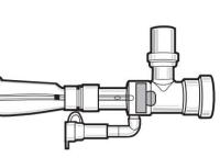 China PVC Closed System Suction Catheter 14Fr 72H T-Piece for Endotracheal Tube ICU for sale