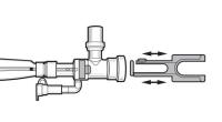 China PVC Closed System Suction Catheter 14Fr 72H T-Piece for Endotracheal Tube ICU for sale