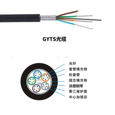 China van de de vezel optische kabel van de 8 kern enige wijze de dragerrang openlucht gyts-8B1.3 Te koop