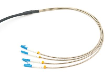 Cina I centri a fibra ottica corazzati MP Uniboot corazzato di LC 4 del cavo di toppa all'aperto in vendita