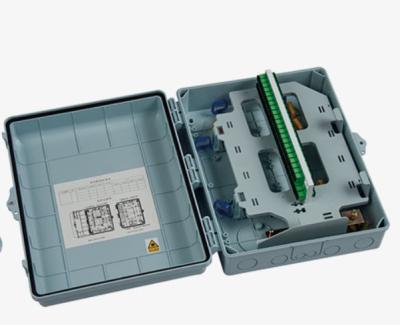 China 48F Ftth Fiber Optic Terminal Box Removable Door Enclosed Structure for sale