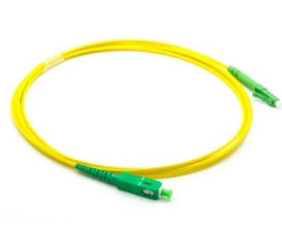 Cina certificato a fibra ottica di Rohs del cavo di toppa di 0.9mm LC UPC in vendita
