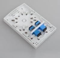 China Dustproof 2 Core FTTH Fiber Optic Access Box Wall Mounted SGS for sale