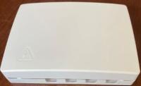 China 4 Core FTTH Fiber Optic Termination Box Plastic ABS Material Wall Mount for sale