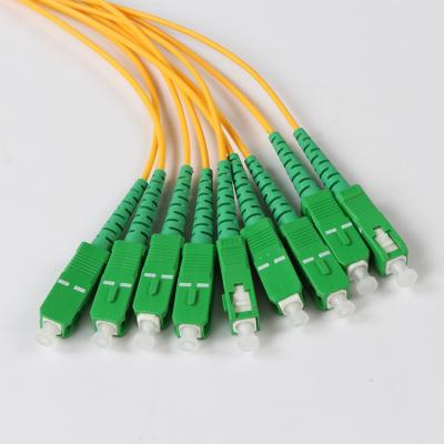 中国 2.0MMの繊維光学のディバイダー1 x 8 PLCのディバイダーSC APC箱の枝1.5Meter 販売のため