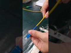 la correction optique de fibre de PVC de 5m attachent le diamètre unimodal recto de Sc UPC 3.0mm
