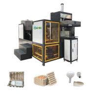 China Small Molded Pulp Machine Stainless Steel Egg Tray Moulding Machine Automatic for sale