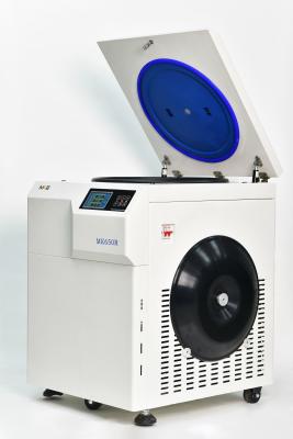 China Brushless Motor Blood Bank Centrifuge Low Speed 4 *500Ml Refrigerated Design for sale