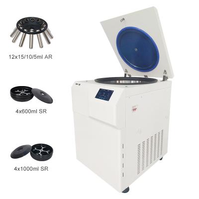 Китай Vertical Large Volume Blood Centrifuge For 75mm 100mm Collection Tubes With LCD Display продается