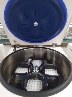 China High Speed Laboratory Centrifuge 4x750ml Max Capacity Swing Rotor and Angle Rotor Available for sale