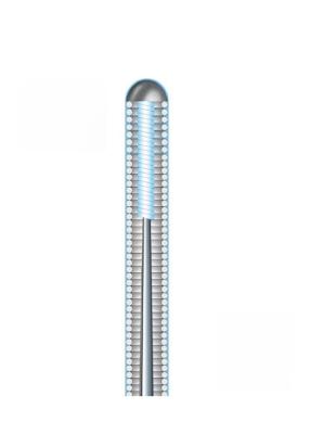 China 0.018″ Micro Access Guide Wire Dual Core Coaxial Design with Platinum Tungsten Allix Tip for sale