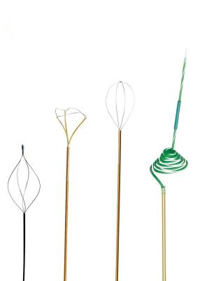 China Four Wire Zero Tip Nitinol Basket Interceptor Type Coil With Detachable Handle for sale