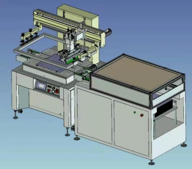 Circuit Board Manual Flat Screen Printing Machine For Glass Lcd Keyboard Nameplate 0