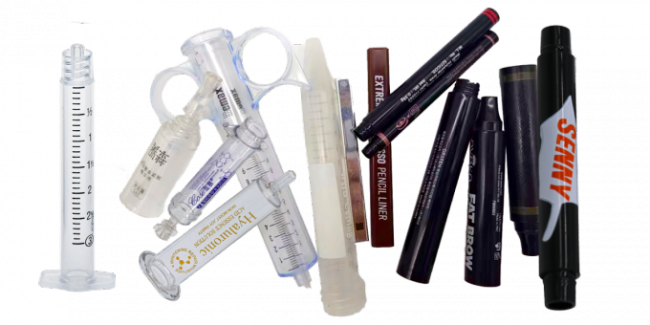 Mascara Bottle 2 Color Screen Printing Machine Without Mechanical Or Optical Register 0