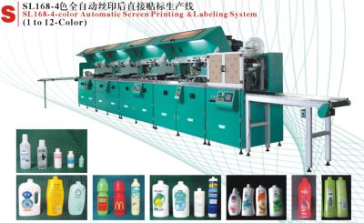China Fully Automatic 4 Color Screen Printing Machine CE Certified for sale