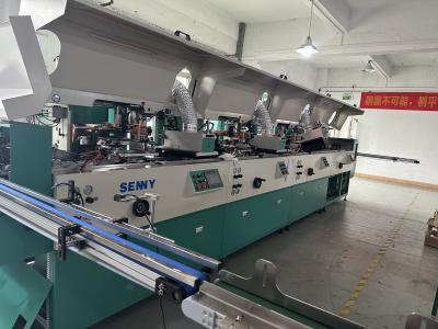 Cina Serigrafia automatica per bottiglie con inchiostro UV, controllo PLC, 85 pezzi/min in vendita