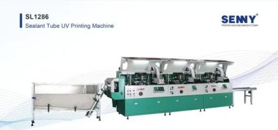 China 1-8 color 80 pcs/min Sealant Tube Screen UV Printing Machine for sale