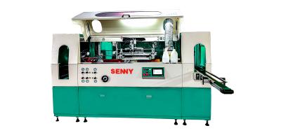 China Máquina de serigrafia UV para balde redondo de plástico de 1-2L, 50 peças/min, 1-8 cores à venda