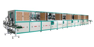 1-12 Color Fully Automatic Screen Printing Machine For 5-30 Liter Plastic Drums UV Curing System