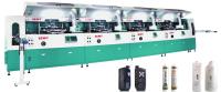 China 1-8 Colors 85pcs/Min Automatic Plastic Bottle UV Screen Printing Machine for sale