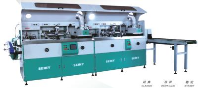 China 1-12 Color Fully Automatic Screen Printing Machine With Hot Stamping 100pcs/Min for sale