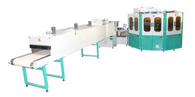 China 40 Pcs/Min Automatic Container IR Screen Printing Machine for sale