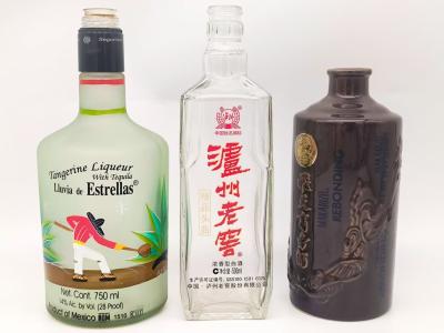 China Máquina de serigrafía totalmente automática de 2400 piezas/hora para envases de botellas de vidrio con altura de 50-350 mm, baja inversión inicial en venta