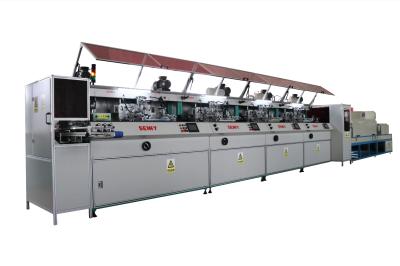 China Servo-Driven 12 Color Bottle Silk Screen Printing Machine CE Certification 6000pcs/Hr for sale