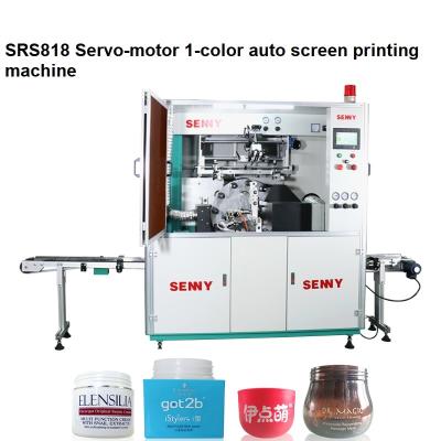 China 1 Color 5000pcs/Hour Fully Automatic Screen Printing Machine With Servo Motor Control for sale
