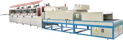 China 1-8 Color 50pcs/Min Fully Automatic Silk Screen Printing Machine Servo-Driven IR for sale