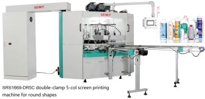 China 1-6 Colors Glass / Metal CNC Bottle Screen Printer Serigraphic Works Up To 45pcs/Min for sale
