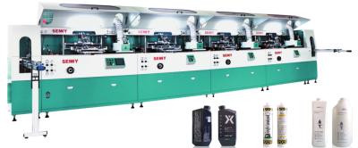 China 1-8 Color Plastic Bottle 85 Pcs/Min Automatic UV Printing Machine for sale