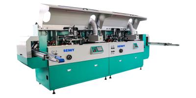 China 1-8 Color Linear Type Multicolor Screen Printing Machine For Plastic Bottle for sale
