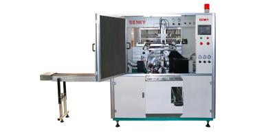 China 1 Color UV Curing Fullly Automatic Screen Printer Machine For Mascara Tube Up To  3600Pcs/Hour for sale