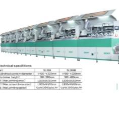 China SL268 600*250mm 2000pcs/Hr Multicolor Screen Printing Machine For Bucket for sale