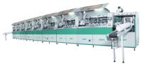 China 8 Stations 2000pcs/Hr Fully Automatic Screen Printing Machine 600x250mm for sale