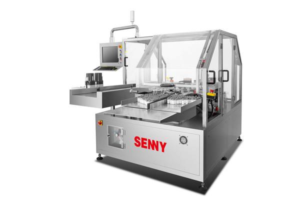 Máquina de etiquetado automática de la exactitud 0.5m m 750 botellas por minuto