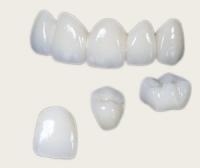 Quality Full Contour Dental Crown And Bridge Precision Teeth Zirconia Crowns CE FDA for sale