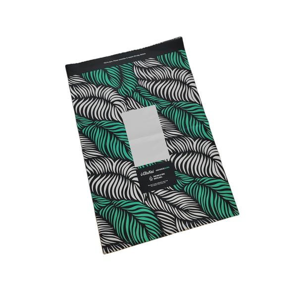 Quality LDPE Plastic Poly Auto Mailer Bag Fan Folded Mailing Bags On A Roll Customized Size for sale