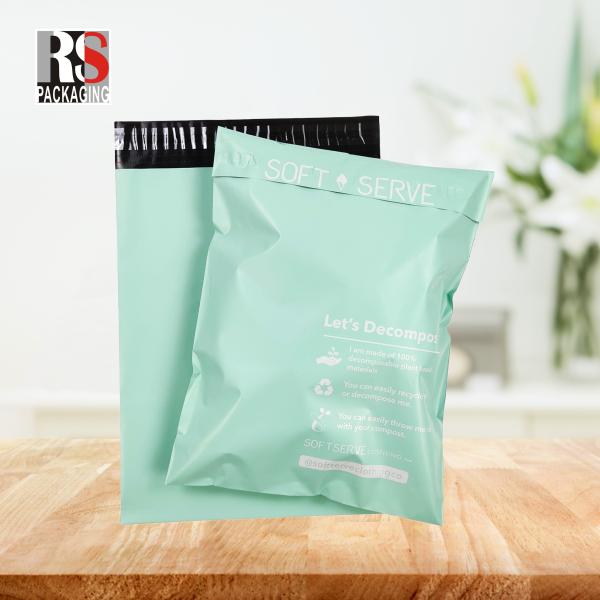 Quality LDPE Plastic Poly Auto Mailer Bag Fan Folded Mailing Bags On A Roll Customized for sale