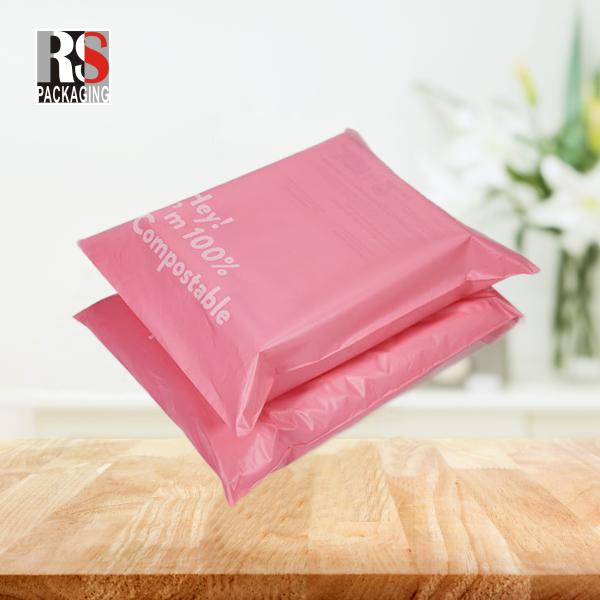 Quality LDPE Plastic Poly Auto Mailer Bag Fan Folded Mailing Bags On A Roll Customized for sale