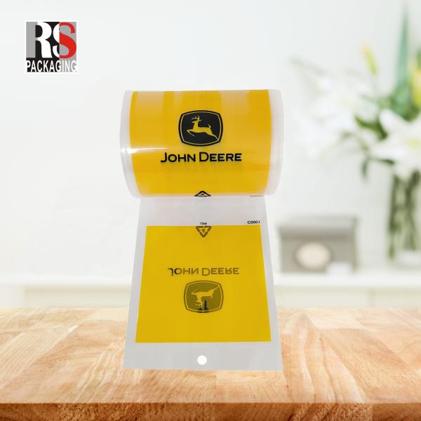 Quality Heat Seal Auto Bagger Bags Recyclable Pre Opened Bag On A Roll Custom Printed for sale