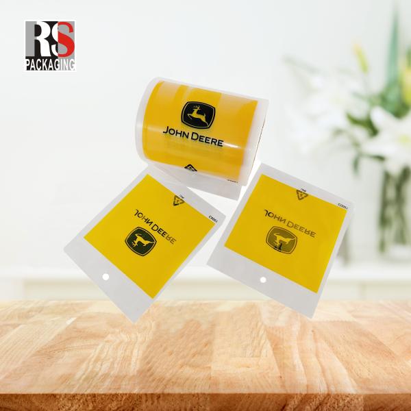 Quality Heat Seal Auto Bagger Bags Recyclable Pre Opened Bag On A Roll Custom Printed for sale
